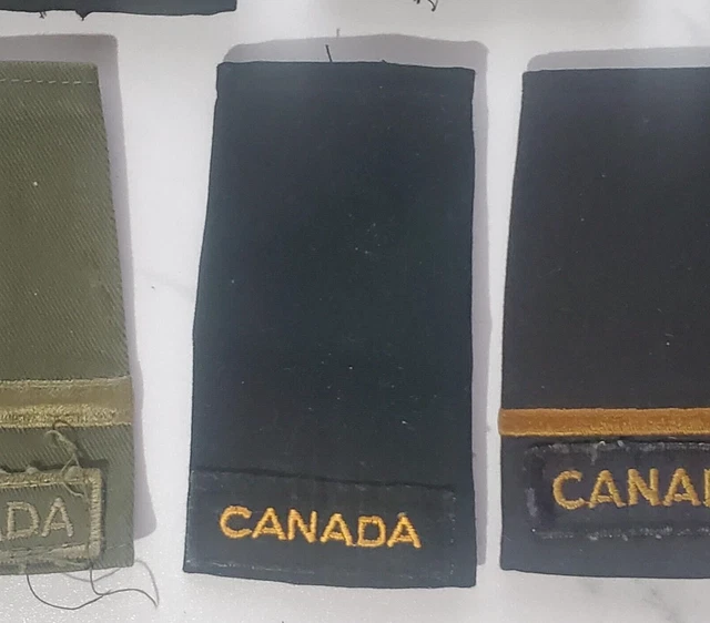ROYAL CANADIAN ARMY Armed Forces Canada Shoulder Flashes 7 Lot $26.60 ...