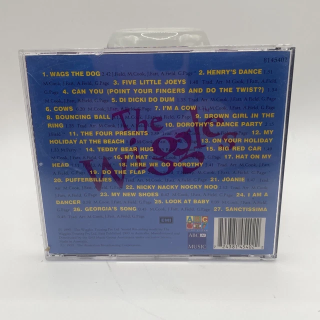THE WIGGLES BIG Red Car CD 1995 Original Cast Members ABC For Kids Free ...