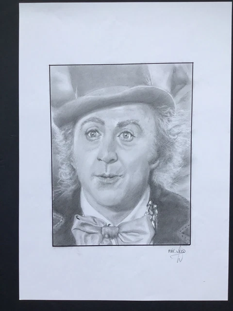 WILLY WONKA & The Chocolate Factory Original Pencil Drawing . Fan-art ...