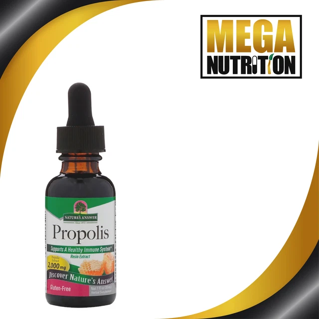 NATURE'S ANSWER PROPOLIS 2000mg 30ml Herbes Supplément Système ...