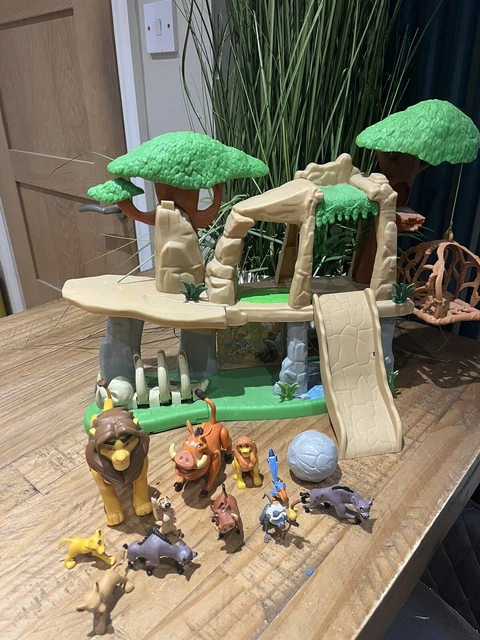 DISNEY LION KING Lion Guard Pride Rock Playset With Figures Bundle ...