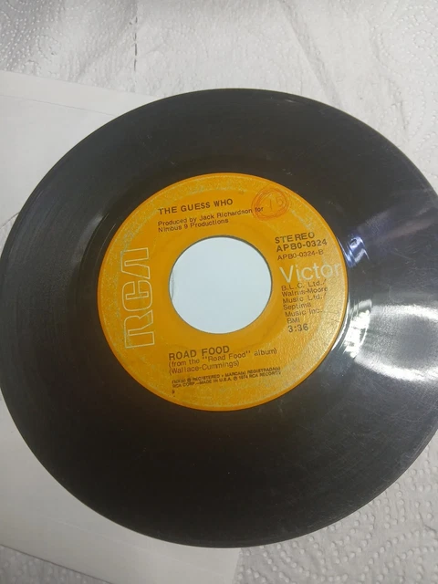 THE GUESS WHO-CLAP For The Wolfman-45 RPM-rock-novelty-vinyl-record-RCA ...
