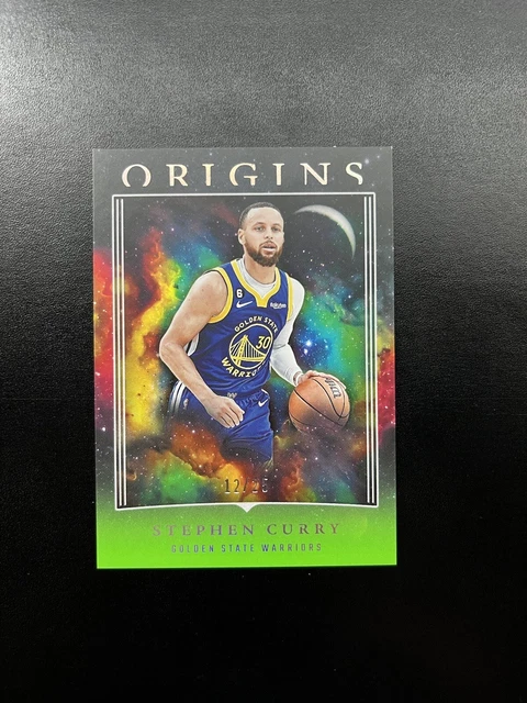 STEPHEN CURRY 2023-24 Panini Origins Verde Neon SSP/25 Golden State ...