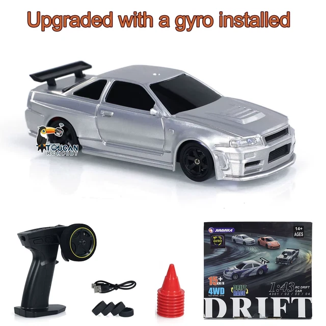 CADEAUX 1/43 RC Drift Car Avec Gyroscope Amélioré Ver 2.4G Télécommande ...