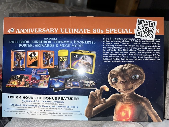 E.T. THE EXTRA-TERRESTRIAL Anniversary Limited Edition Steelbook Box ...