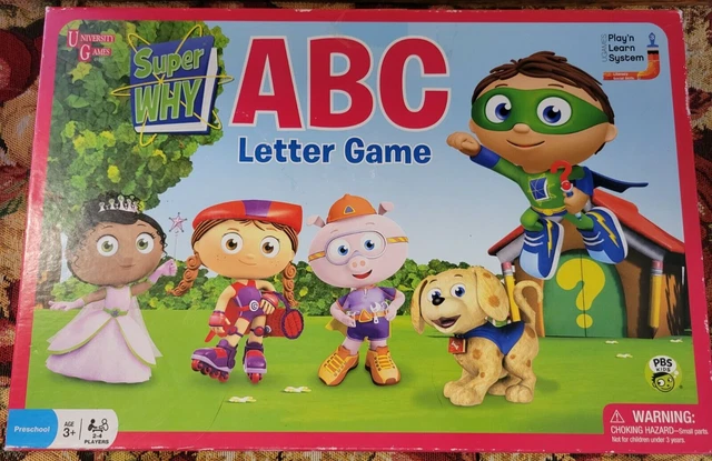PBS KIDS SUPER Why ABC Letter Game Complete University Games Complete ...
