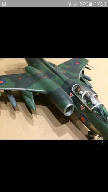 MAQUETA AVION MODEL built 1/48 Blackburn Buccaneer Airfix construida ...