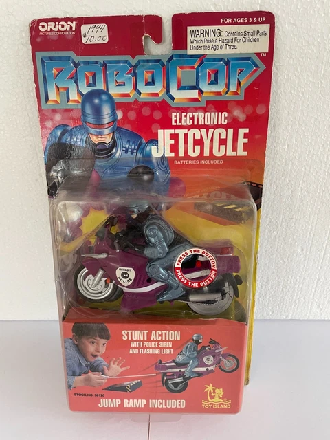 FIGURINE ARTICULÉE VINTAGE Toy Island Robocop Electronic Jetcycle ...