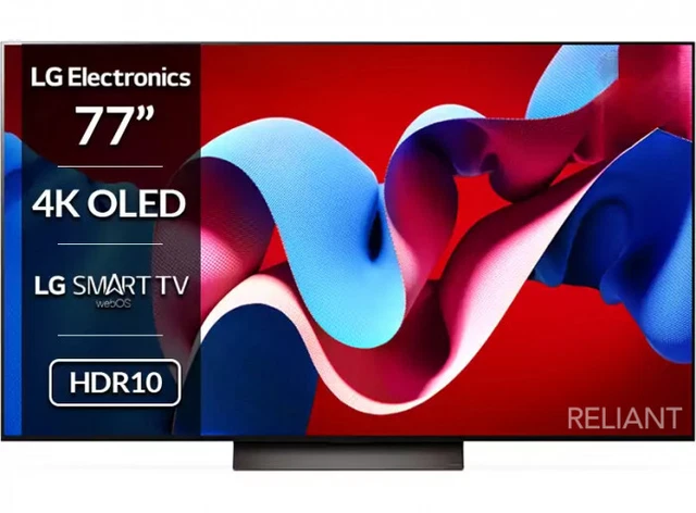 LG ELECTRONICS OLED77C46LA 77" evo C4 4K OLED Smart TV -5 Yr Warranty ...