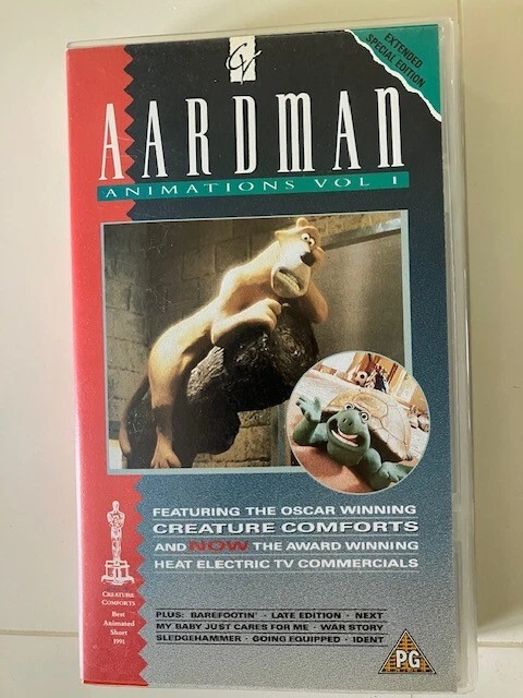 AARDMAN ANIMATION VOL. 1 Ft. Creature Comforts - PAL VHS Video Tape ...