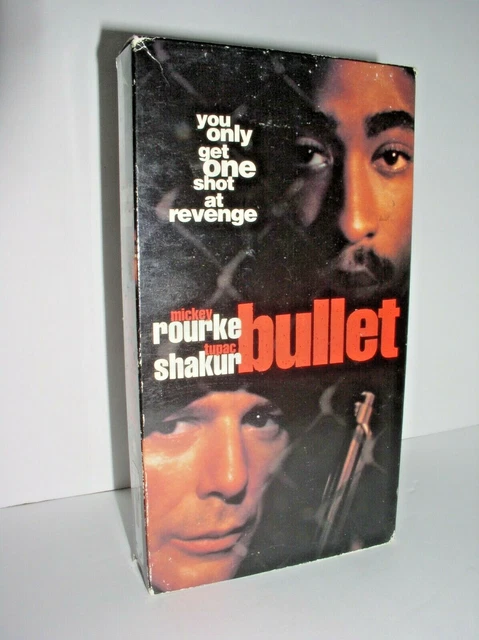 BULLET STARRING MICKEY Rourke and Tupac Shakur (VHS, 1997) EUR 19,18 ...