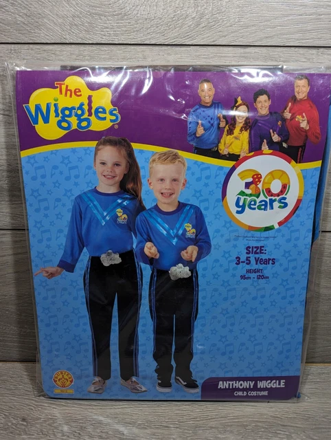 RUBIES THE WIGGLES 30th Year Anniversary Costume Anthony Wiggle (3-5yrs ...
