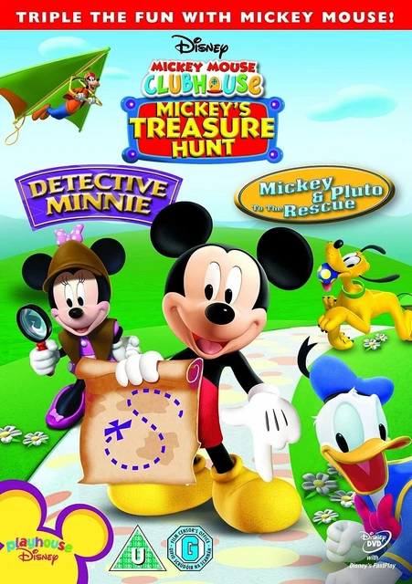 MICKEY MOUSE CLUBHOUSE Treasure Hunt Detective Minnie and Pluto to the ...