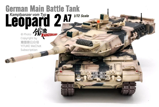 PANZERKAMPF 1:72 GERMAN Kampfpanzer Leopard 2A7 Main Battle Tank ...
