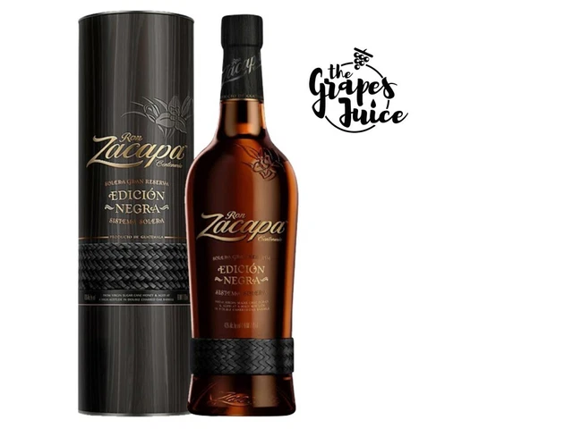 RON ZACAPA CENTENAIRE Edicion Negra Solera Gran Reserva Rum Guatemala ...