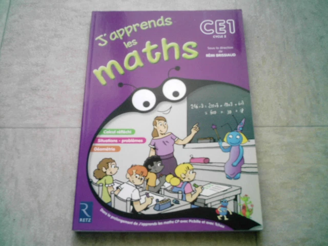 LIVRE SCOLAIRE j'apprends les maths CE1 mathématiques 160 pages année ...