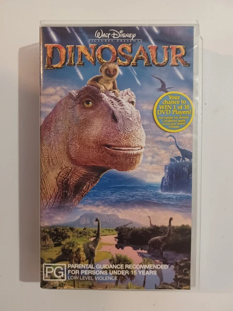 DINOSAUR VHS VIDEO Tape Walt Disney Pictures Classics Animated Free ...