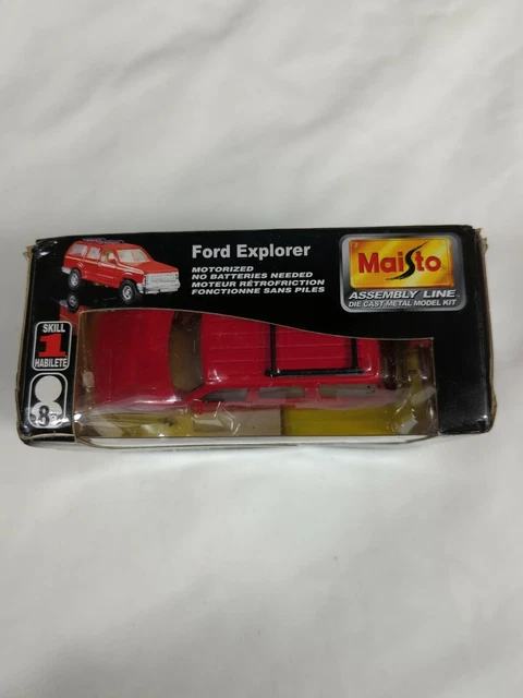 MAISTO ASSEMBLY LINE model kit 1:24 Ford Explorer Motorized No ...