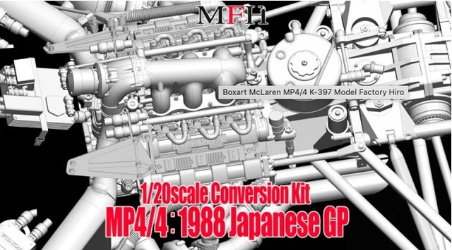 MFH HIRO 1/20 McLaren MP4/4 Conversion Japanese GP Grand Prix 1988 ...