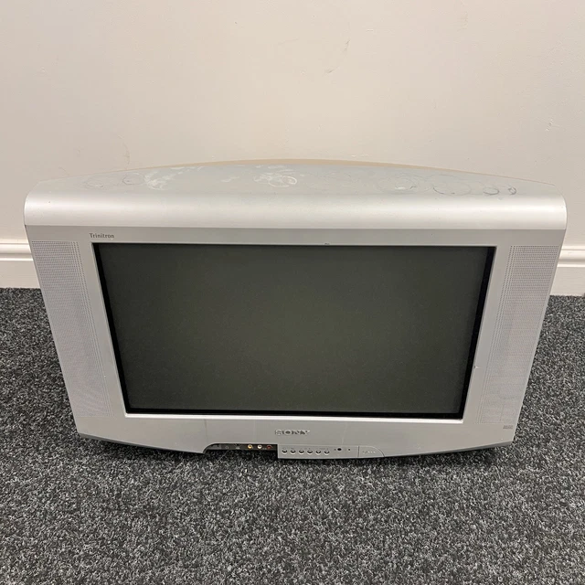 SONY TRINITRON 24” KV-24LS35U Widescreen CRT Flat Screen TV Retro ...