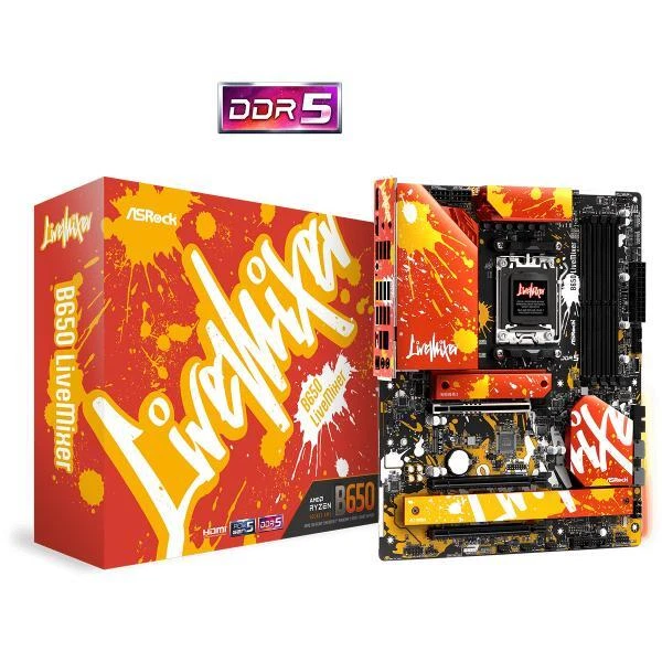 ASROCK 653436 ASROCK B650 LiveMixer AMD B650 Socket AM5 ATX EUR 260,78 - PicClick IT