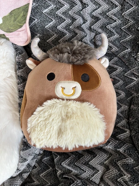 SQUISHMALLOWS HIGHLAND COW 🐮 8” 🤎🧡💛🤍 🐄 £7.59 - PicClick UK