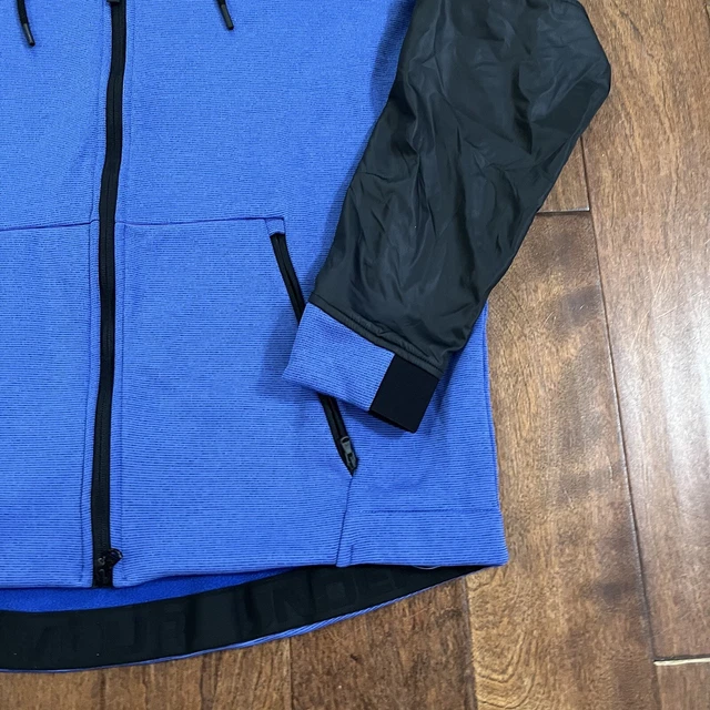 UNDER ARMOUR UA Storm Swacket Jacket Hoodie Fleece Full Zip Blue Cold ...