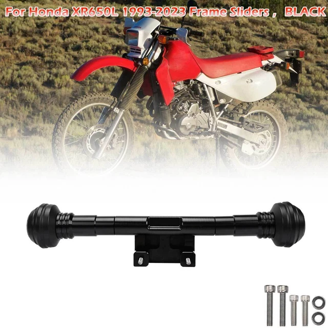 FOR HONDA XR650L 1993-2024 Frame Slider Crash Protector Pad Black ...