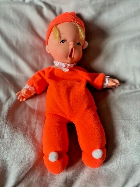 **RARE* MATTEL 1970'S ORANGE BABY BEANS YAWNING DOLL £22.00 - PicClick UK