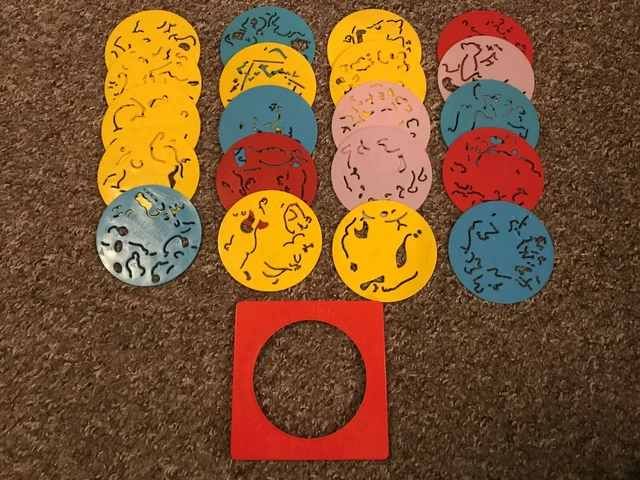 20X VINTAGE 1970S Rotadraw Rotaword Disney Winnie the Pooh Mickey ...