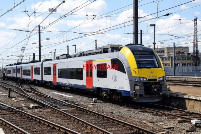 PHOTO BELGIAN Railway - Sncb/Nmbs Class Am08 3-Car Emu No 08 188 (2) In ...