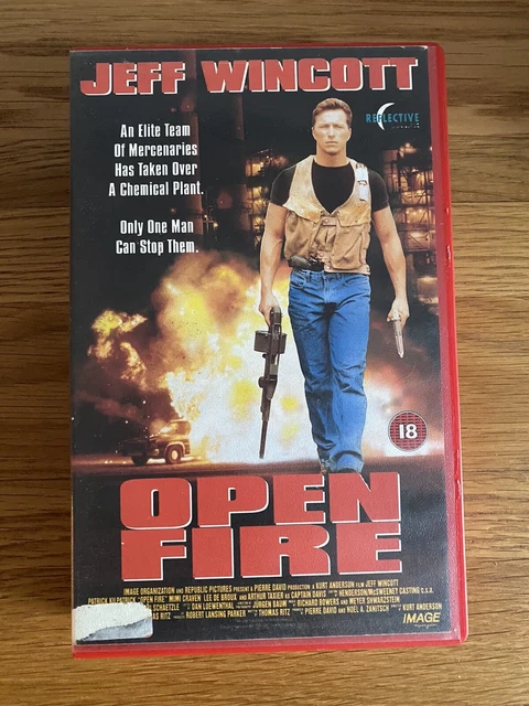 OPEN FIRE - Jeff Wincott - Big Box VHS Movie - Ex-rental Vintage ...