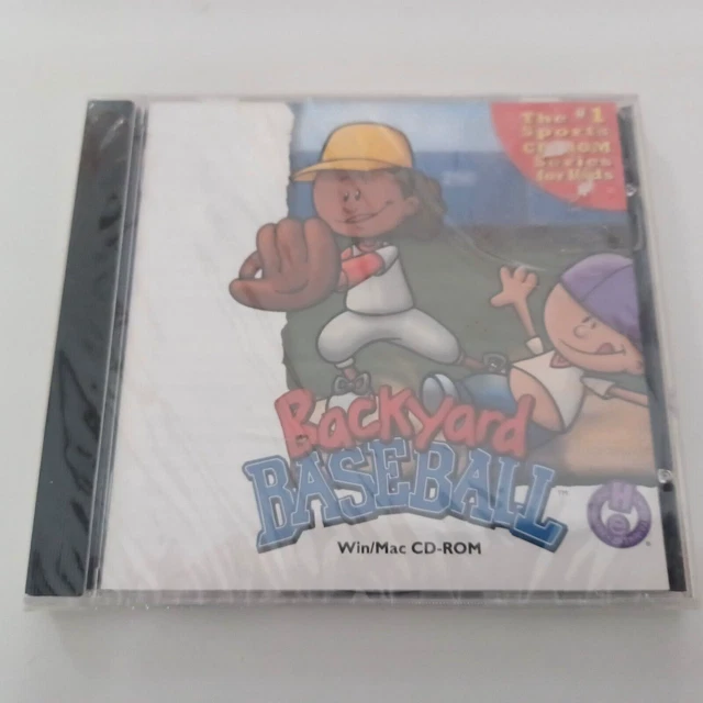 BACKYARD BASEBALL PC CD-ROM Game NEW Sealed Original 1999 Humongous $34 ...