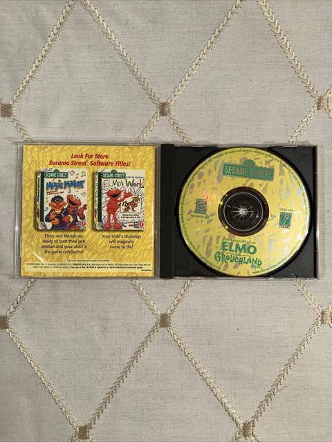 SESAME STREET THE Adventures of Elmo in Grouchland Mattel PC CD-ROM ...
