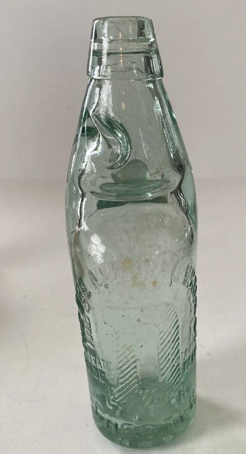 ANTIQUE DEE MINERAL Water Co. Chester J & Co. 3058 Cod Bottle Green ...