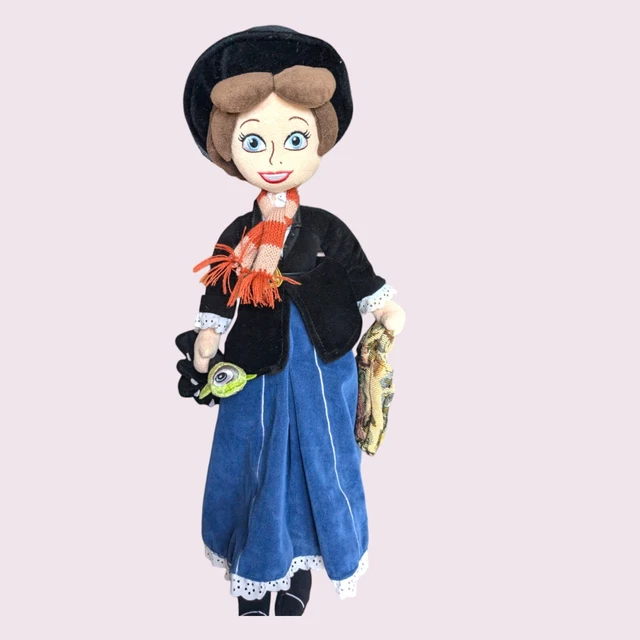 MARY POPPINS PLUSH Doll Disney Store Exclusive Classic Soft Toy Approx ...