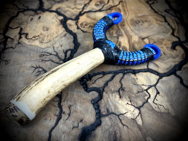 TRADITIONAL HAND MADE high end gypsy strod slinshot / catapult. - 17 £ ...