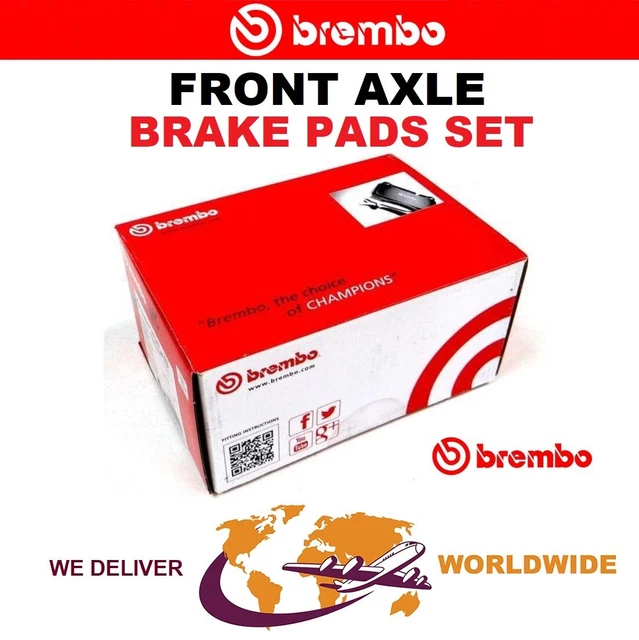 BREMBO FRONT AXLE BRAKE PADS SET for IVECO EuroCargo 60E14K tector 2006 ...