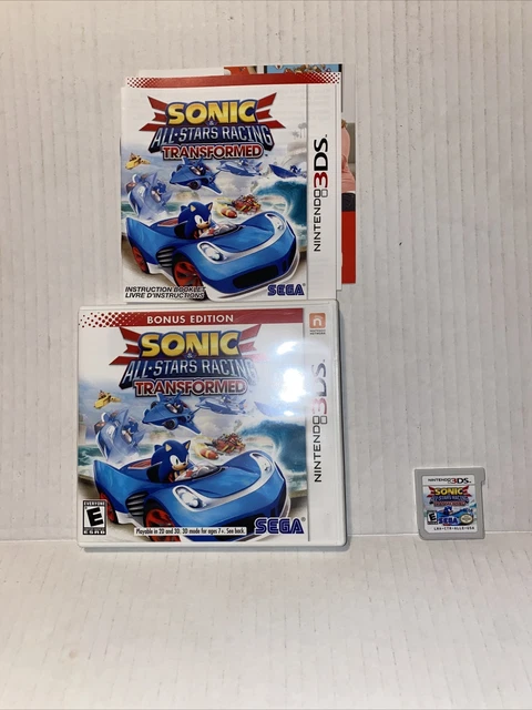 SONIC AND ALL Stars Racing Transformed 3DS | Testé excellent état ...