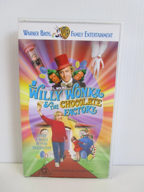 WILLY WONKA & The Chocolate Factory, VHS Tape, Video, Movie G 1971 EUR ...