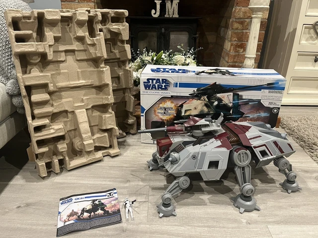 RARA STAR WARS Modellino Hasbro AT TE (Clone Wars) 2008 in scatola con ...