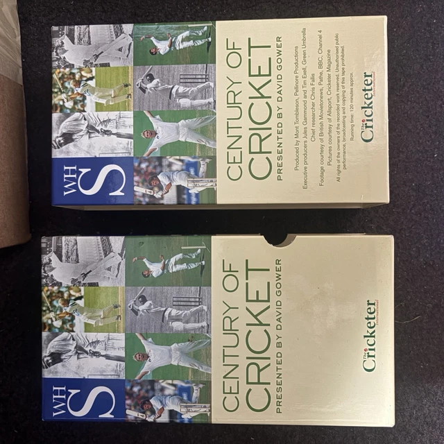 CENTURY OF CRICKET VHS - Double VHS Set of 2 £4.36 - PicClick UK