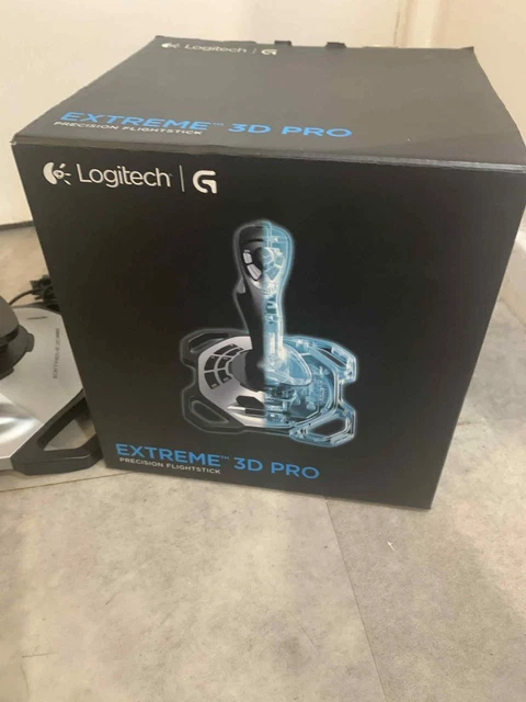 LOGITECH EXTREME 3D Pro Precision Flightstick Controller joystick Boxed ...