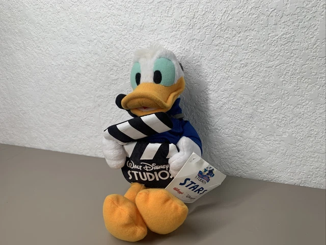 DISNEYLAND PARIS WALT Disney Studios Director Donald Duck plush 9.5 ...