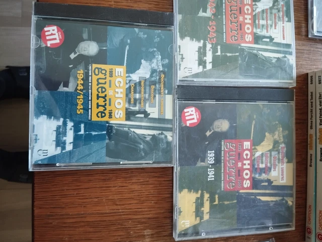 ÉCHOS DE GUERRE 3 cd 1939/1941 1942/1943 1944/1945 EUR 15,00 - PicClick FR