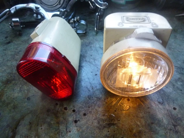 VINTAGE PAIR OF 1970s/80s Ever Ready Bike Lights chopper/grifter/bomber ...