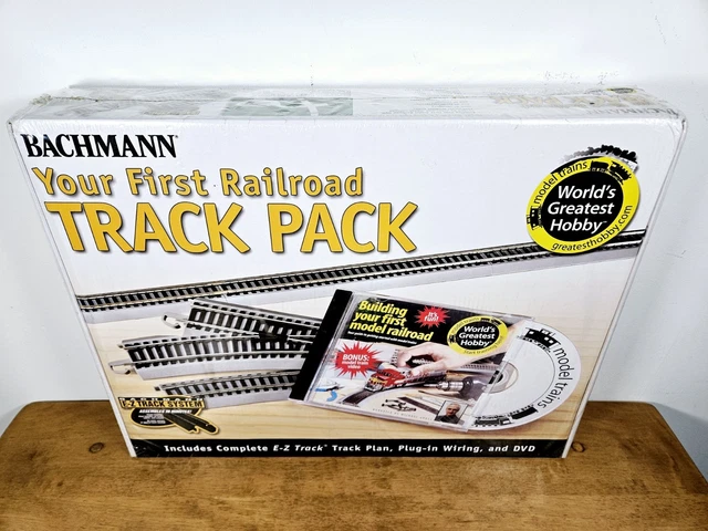 BACHMANN 44596 HO Nickel Silver Your First Railroad EZ-Track Expansion ...