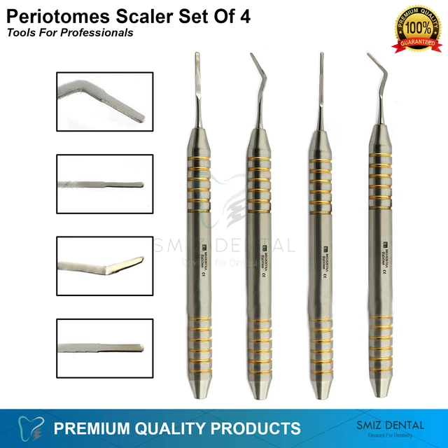 SET OF 4 Periotome Gold Dental Periodontal Ligament Atraumatic ...