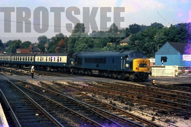 35MM SLIDE BR British Railways Diesel Loco Class 46 46005 Exeter 1976 ...