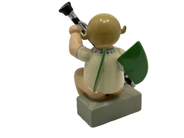 FIGURINE ANGE DE collection Wendt et Kühn Erzgebirge 5 cm. État voir ...